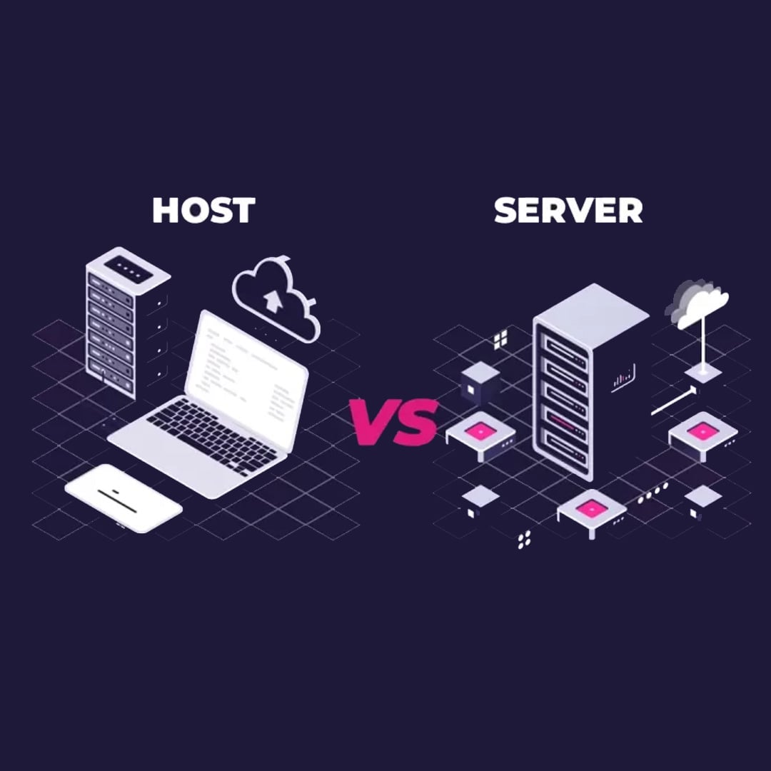 The differences between host and server with a comparison table - mahersite